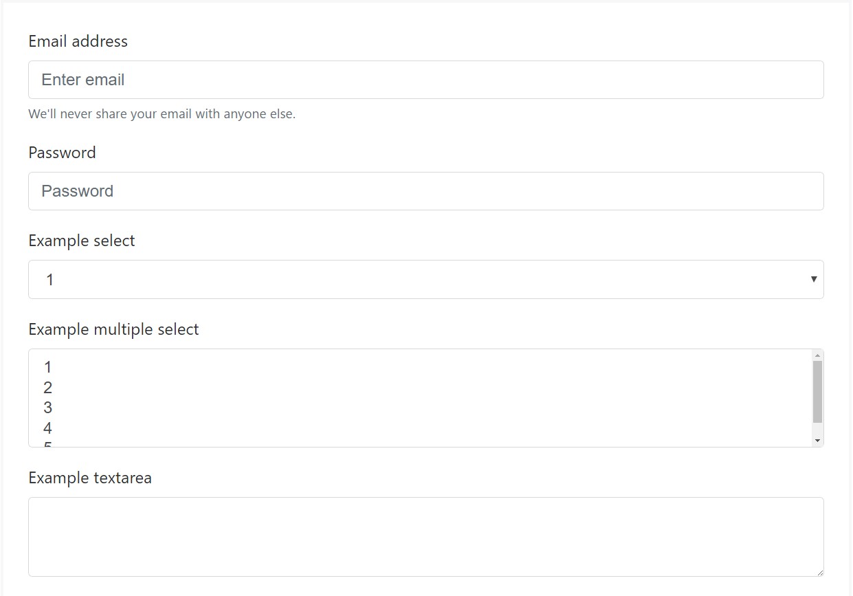Bootstrap Textarea Input