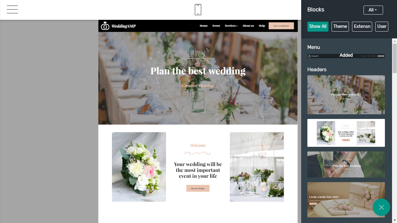 Creating A Website With Bootstrap Wedding Template